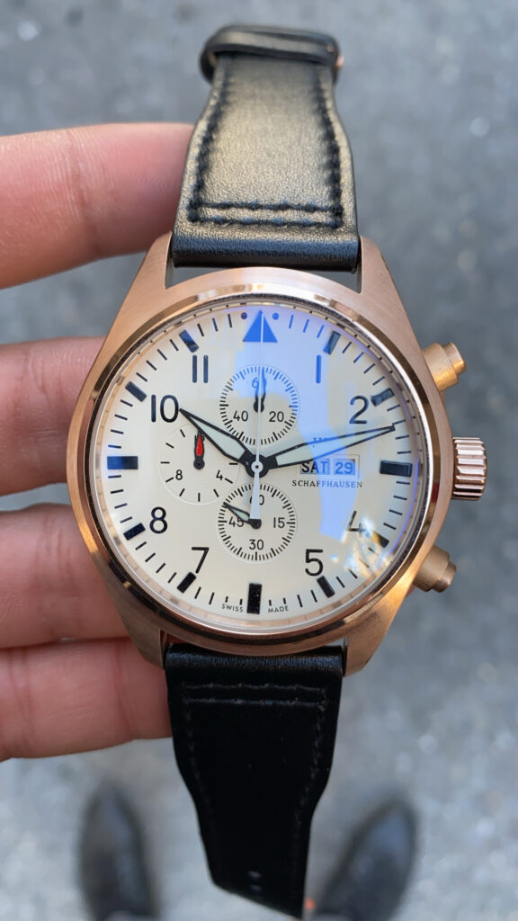Iwc Pilot's Top Gun Rose Chronograph Beyaz
