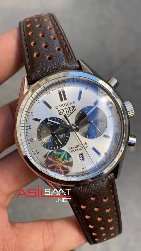 TAG Heuer Carrera Telemeter CAR221A Beyaz Kadran