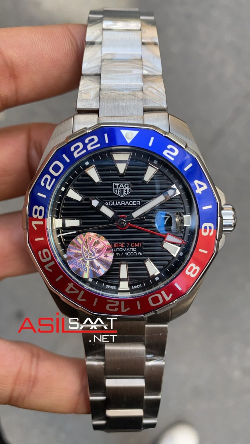 TAG Heuer Aquaracer Calibre 7 GMT Pepsi WAY201F