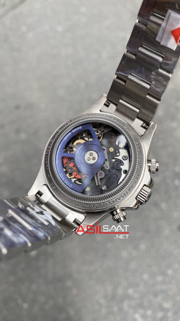 Rolex Replika Saat Daytona Juan Pablo Montoya Mavi 41 mm